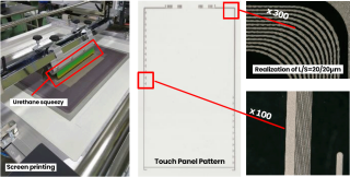 Joint Development of World's First Ultra-fine Screen Printing Technology | Mitsui Fine Chemicals ...